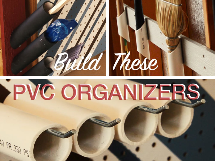 DIY PVC Pipe Organizer Roundup - Tuff Shed