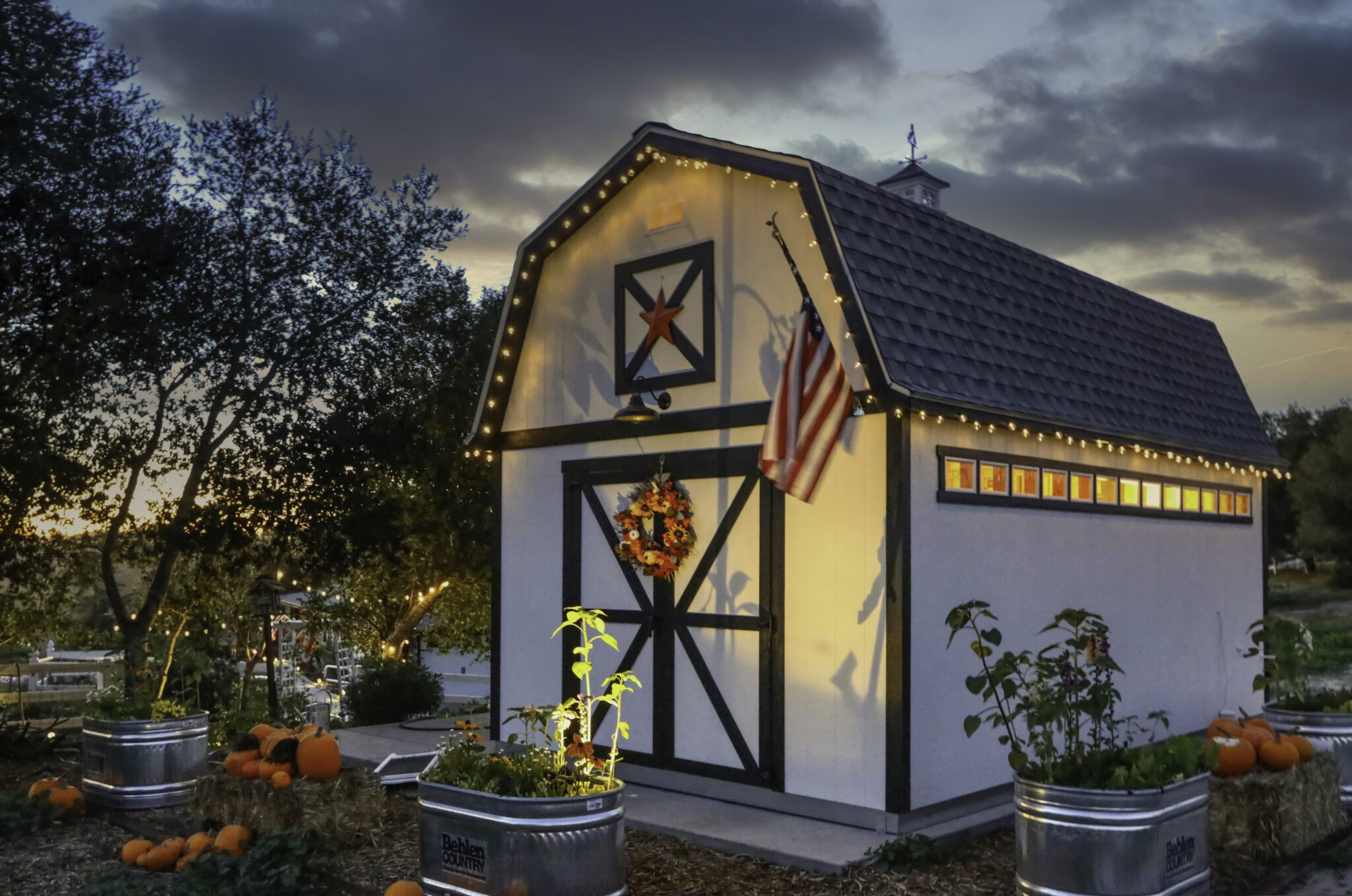 Tuff Shed Barn for Professional Photographer Caron's Art