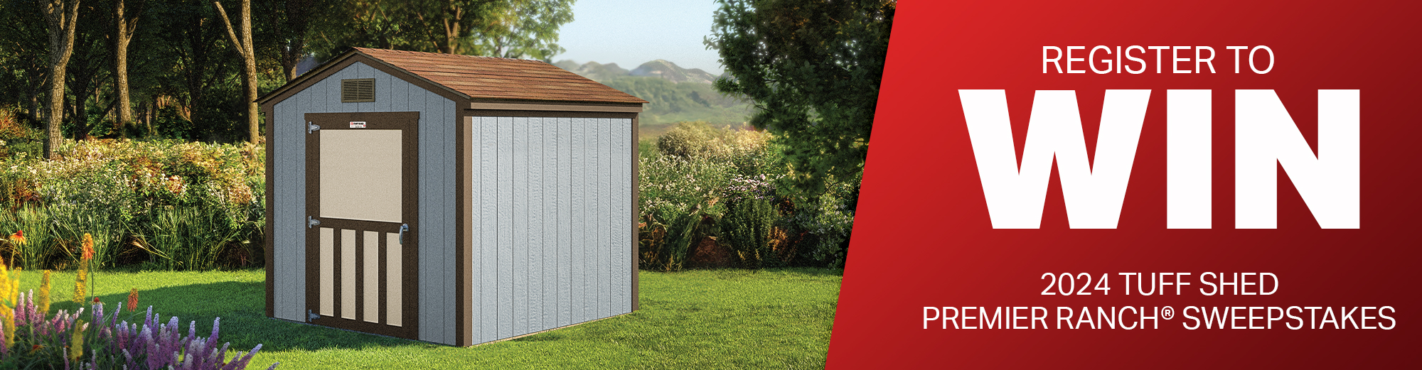 TUFF SHED Premier Ranch Sweepstakes - End Date: December 5, 2024