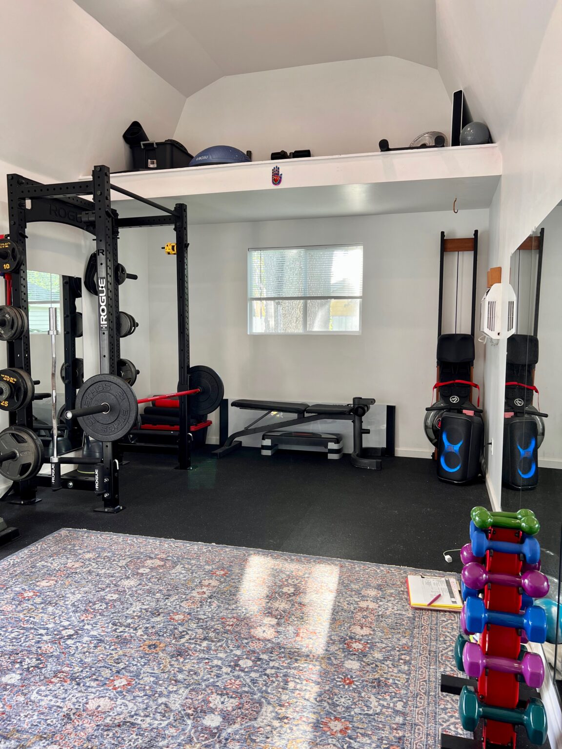 An Easy Lift: Tara’s Home Gym - Tuff Shed