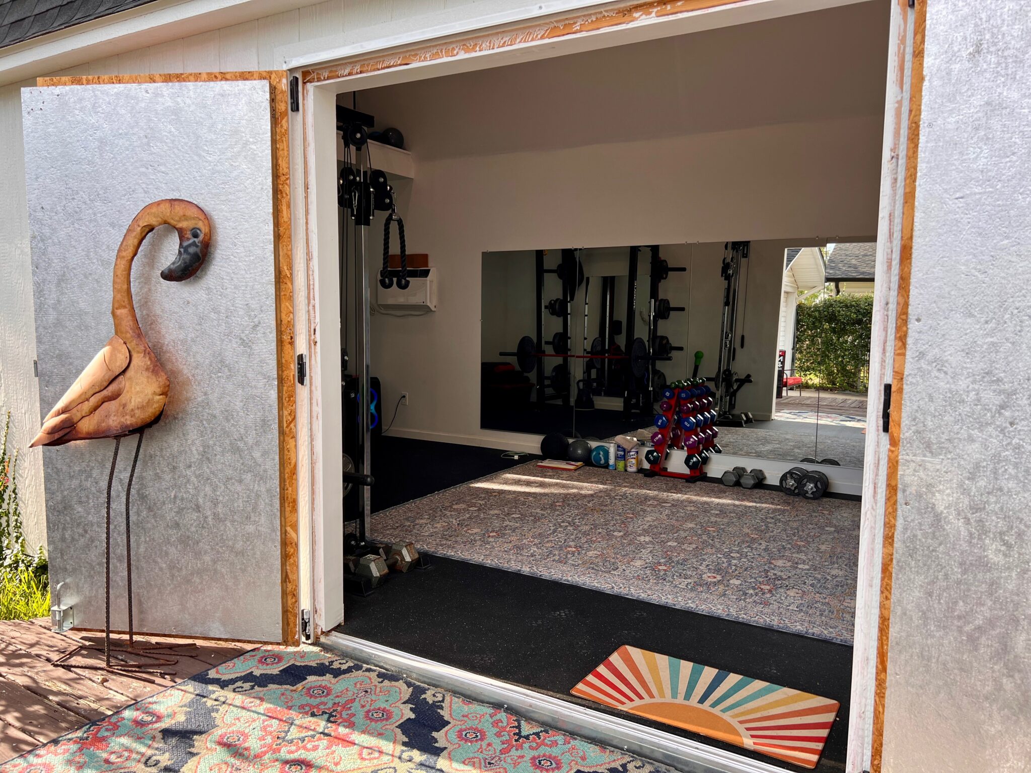 An Easy Lift: Tara’s Home Gym - Tuff Shed