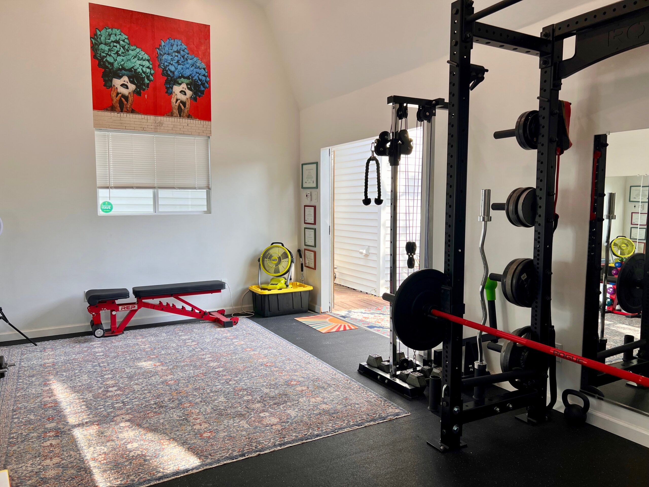 An Easy Lift: Tara’s Home Gym - Tuff Shed